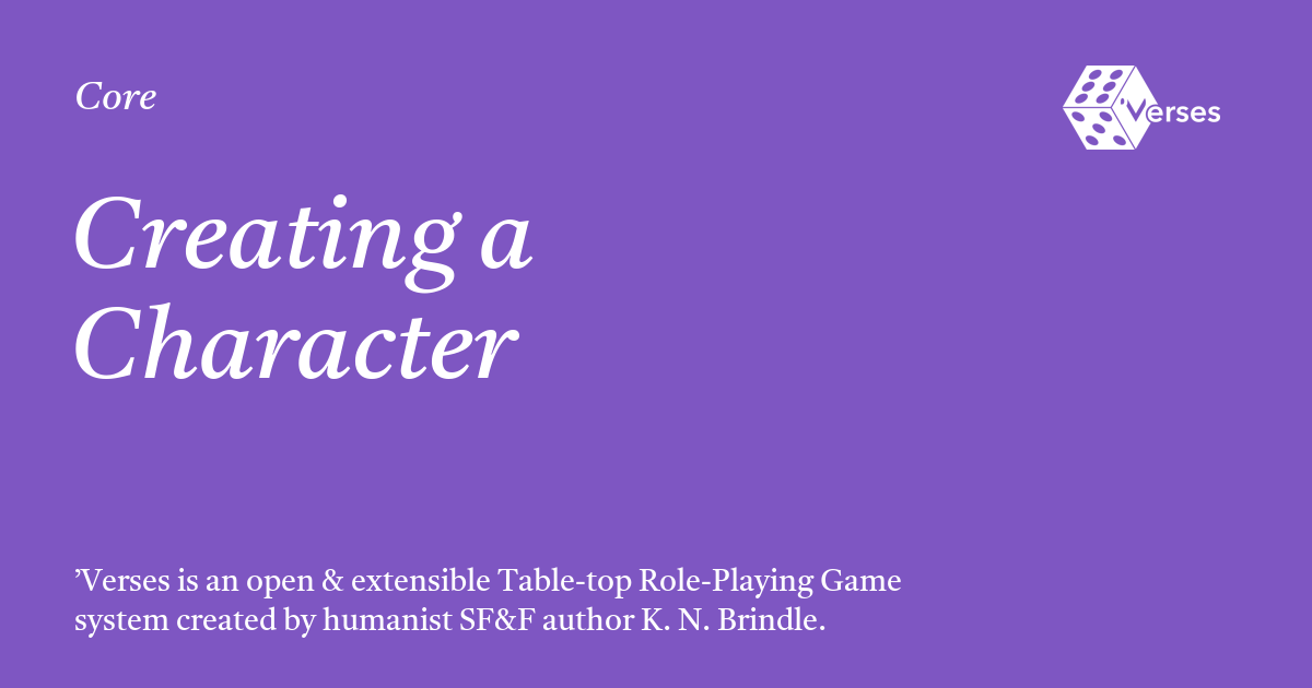 Creating a Character - Core